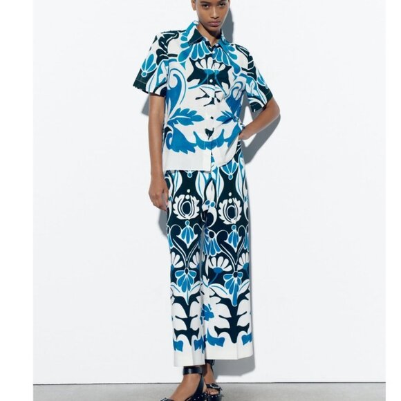 Zara | Pants & Jumpsuits | Zara Matching Top And Pants | Poshmark